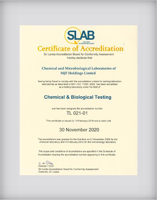 MJF Exports - Quality Certifications - Superior Quality Tea